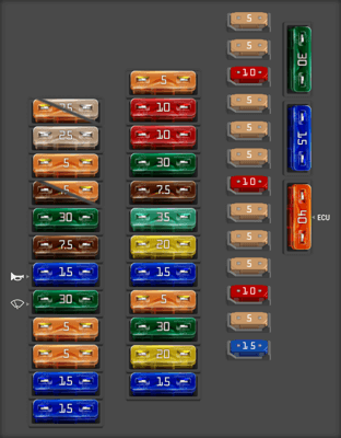 2011 G4 Audi A6 Cooling fan fuse - StartMyCar
