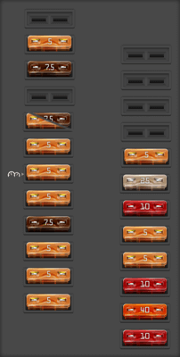 2017 Sportback Audi A7 fuse box diagram - StartMyCar