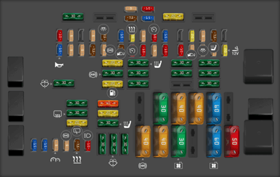 2005 E87 BMW 1 Series fuse box diagram - StartMyCar
