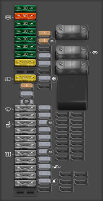 2016 6 G11,g12 BMW 7 Series fuse box diagram - StartMyCar