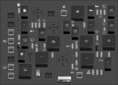 Chevrolet HHR fuse box diagrams for all years - StartMyCar