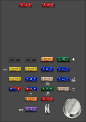1994 G1 Chevrolet S10 fuse box diagram - StartMyCar