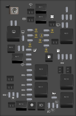 2013 Chevrolet Sonic fuse box diagram - StartMyCar