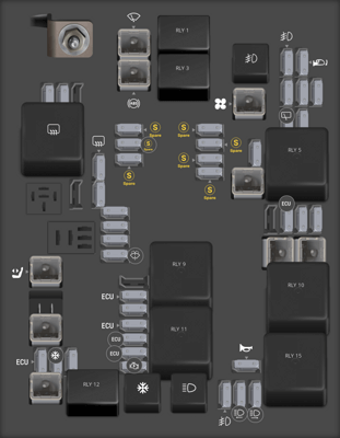 2019 Chevrolet Sonic fuse box diagram - StartMyCar