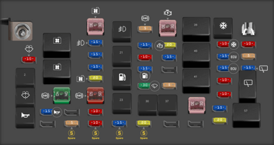 2013 Chevrolet Spark Air conditioning relay - StartMyCar