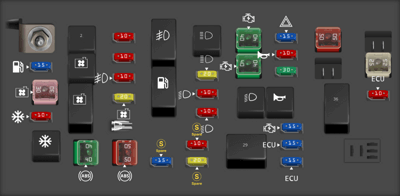 Chevrolet Spark fuse box diagrams for all years - StartMyCar