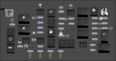 2015 Chevrolet Spark fuse box diagram - StartMyCar