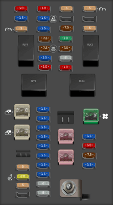 Chevrolet Spark fuse box diagrams for all years - StartMyCar