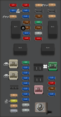 Chevrolet Spark fuse box diagrams for all years - StartMyCar