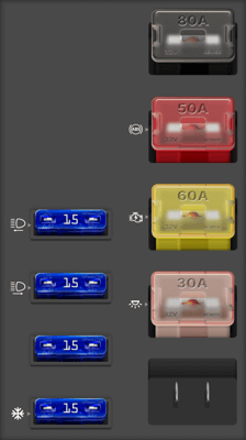 Chevrolet Tracker fuse box diagrams for all years - StartMyCar