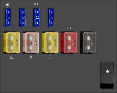 Chevrolet Tracker fuse box diagrams for all years - StartMyCar