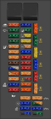 2005 Chrysler Crossfire fuse box diagram - StartMyCar