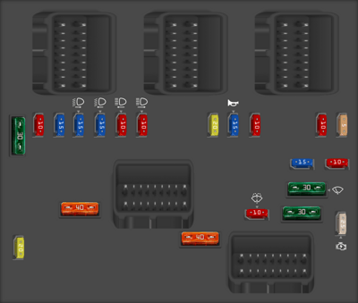 2010 Citroën C4 Picasso fuse box diagram - StartMyCar