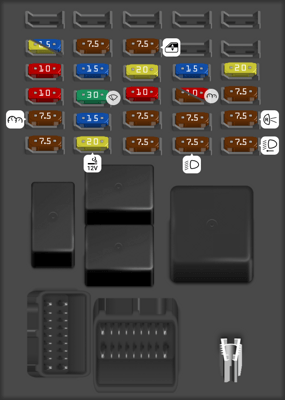 2011 Citroën Relay fuse box diagram - StartMyCar