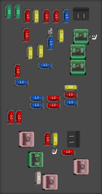 2012 Dodge Caliber fuse box diagram - StartMyCar