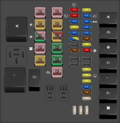2015 Ford B-Max fuse box diagram - StartMyCar