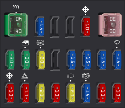 2003 Ford Courier Air conditioning fuse - StartMyCar