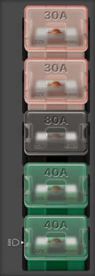 1984 Ford Laser Headlight fuse - StartMyCar