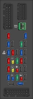 1996 Ford Laser fuse box diagram - StartMyCar