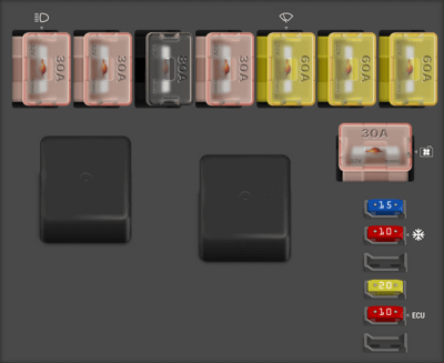 1997 Ford Laser fuse box diagram - StartMyCar