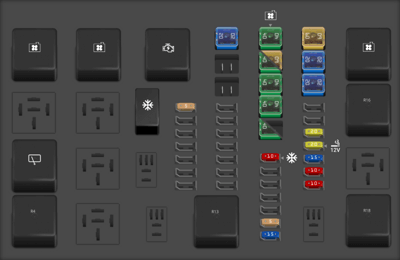 2017 2.0l Diesel Ford Transit 350 Cooling fan relay - StartMyCar