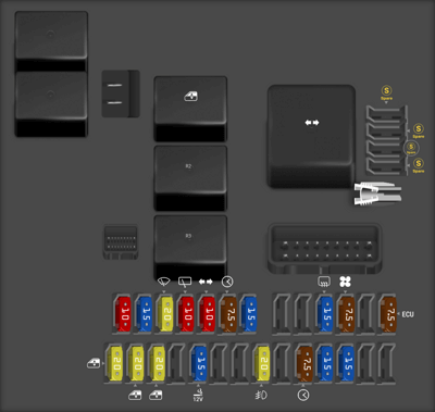 2000 Honda HR-V Cooling fan relay - StartMyCar