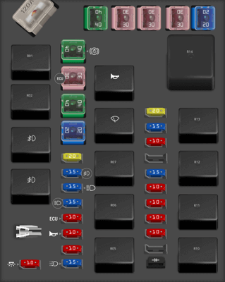 2003 Hyundai Matrix Horn relay - StartMyCar
