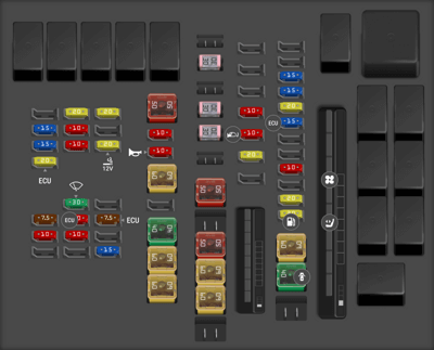 Hyundai Santa Cruz fuse box diagrams for all years - StartMyCar