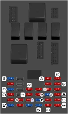 2001 Hyundai Sonata 4th Gen pre-facelift fuse box diagram - StartMyCar