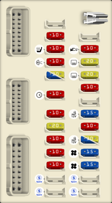 2012 Infiniti FX35 fuse box diagram - StartMyCar