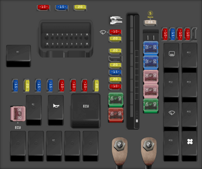 2013 Facelift Kia Optima Brake light fuse - StartMyCar
