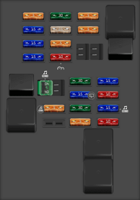 2011 L538 Evoque Land Rover Range Rover fuse box diagram - StartMyCar