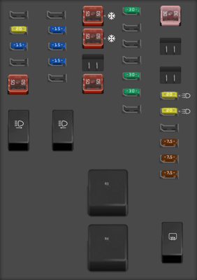 2021 Lexus ES fuse box diagram - StartMyCar