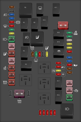 Lexus GX 470 fuse box diagrams for all years - StartMyCar