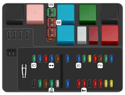 2004 Lexus LX 470 fuse box diagram - StartMyCar