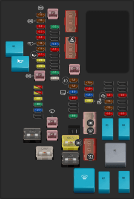 2019 Lexus UX 250h Horn fuse - StartMyCar
