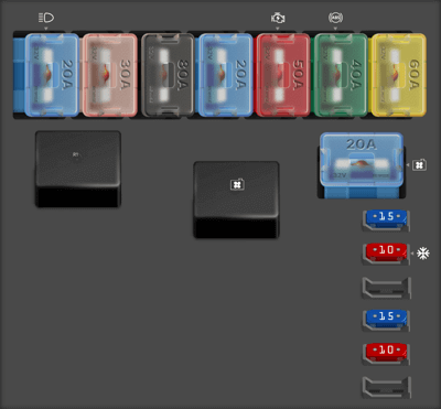 1994 Ba, Bh Mazda 323 fuse box diagram - StartMyCar