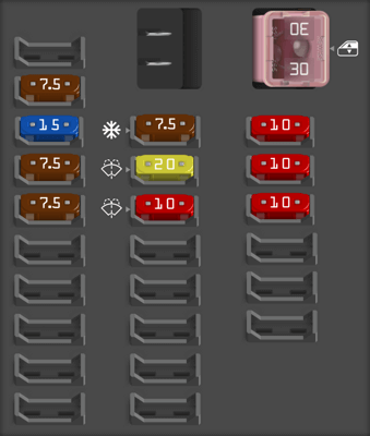Mazda Mazda2 fuse box diagrams for all years - StartMyCar