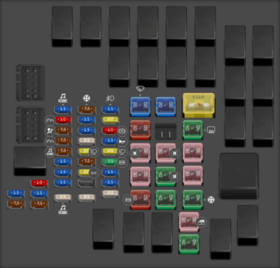 Mazda Mazda2 fuse box diagrams for all years - StartMyCar