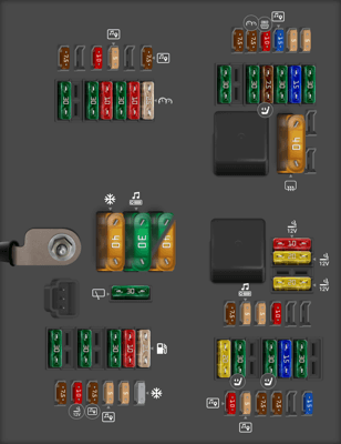 2020 Mercedes Benz AMG GLB fuse box diagram - StartMyCar