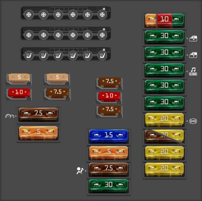 Mercedes Benz AMG GLC fuse box diagrams for all years - StartMyCar