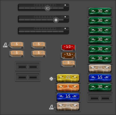 2019 Mercedes Benz AMG GLE fuse box diagram - StartMyCar