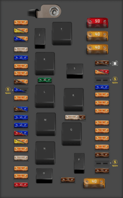 2014 Mercedes Benz B Class fuse box diagram - StartMyCar