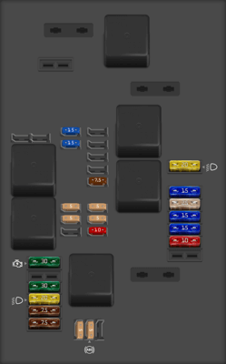 2021 W463 G63 Mercedes Benz G Class fuse box diagram - StartMyCar