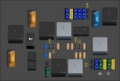 2016 Mercedes Benz GLC fuse box diagram - StartMyCar