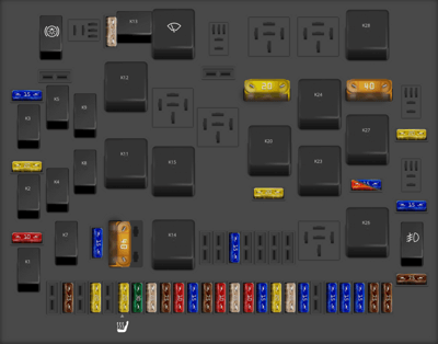 2005 Mercedes Benz ML320 fuse box diagram - StartMyCar