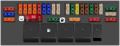 2006 Mercedes Benz S Class 4th Gen fuse box diagram - StartMyCar