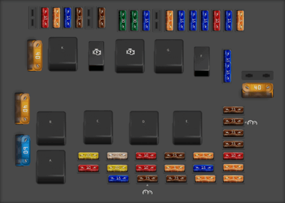 2008 W221 Mercedes Benz S Class fuse box diagram - StartMyCar