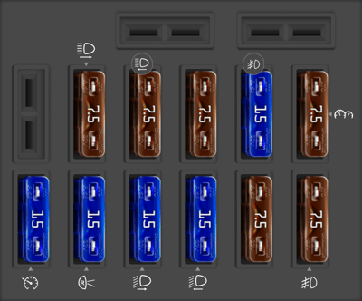 1998 Mercedes Benz SLK Brake light fuse - StartMyCar