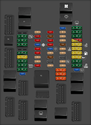 2010 Mini Cooper S fuse box diagram - StartMyCar